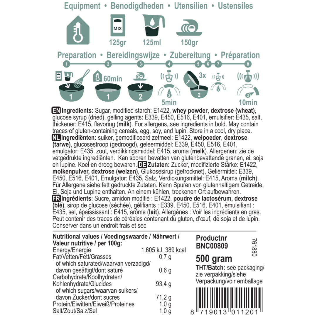 Botercrème mix bestellen? 500g - BrandNewCake